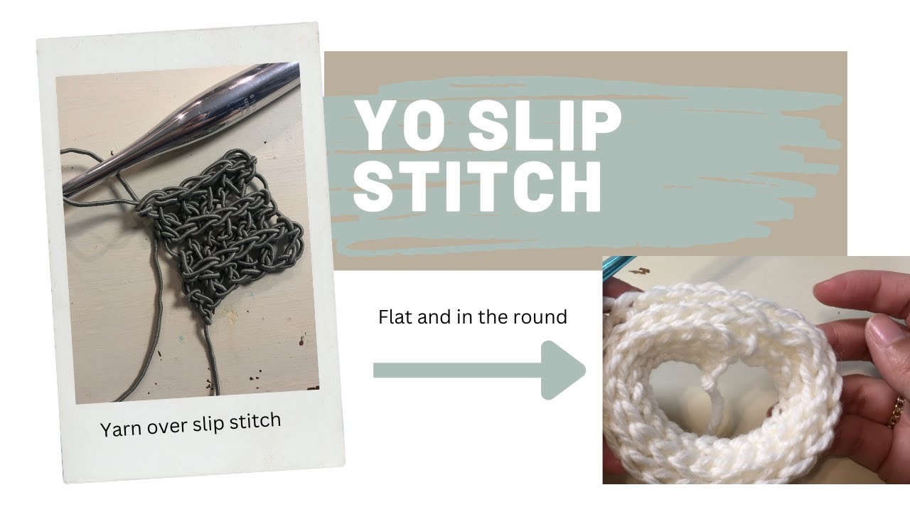 Yarn over Slip Stitch Rib / crochet Tutorial - YouTube