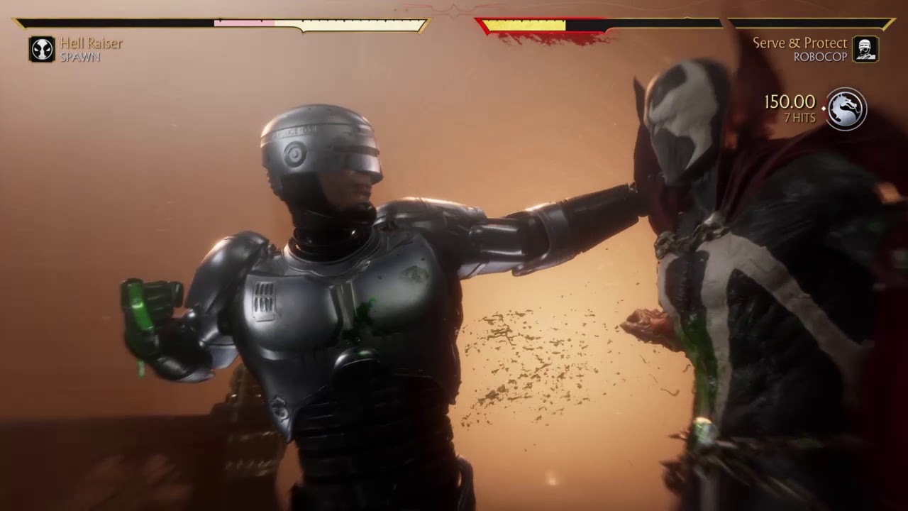 Mortal Kombat 11 Spawn vs Robocop - YouTube