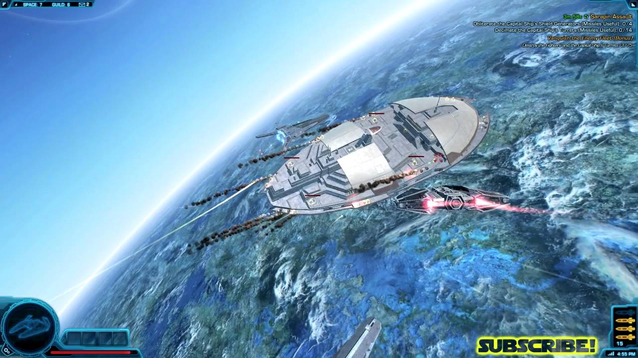 SWTOR Space Mission - Space Combat - Episode One - Star Wars: The Old ...