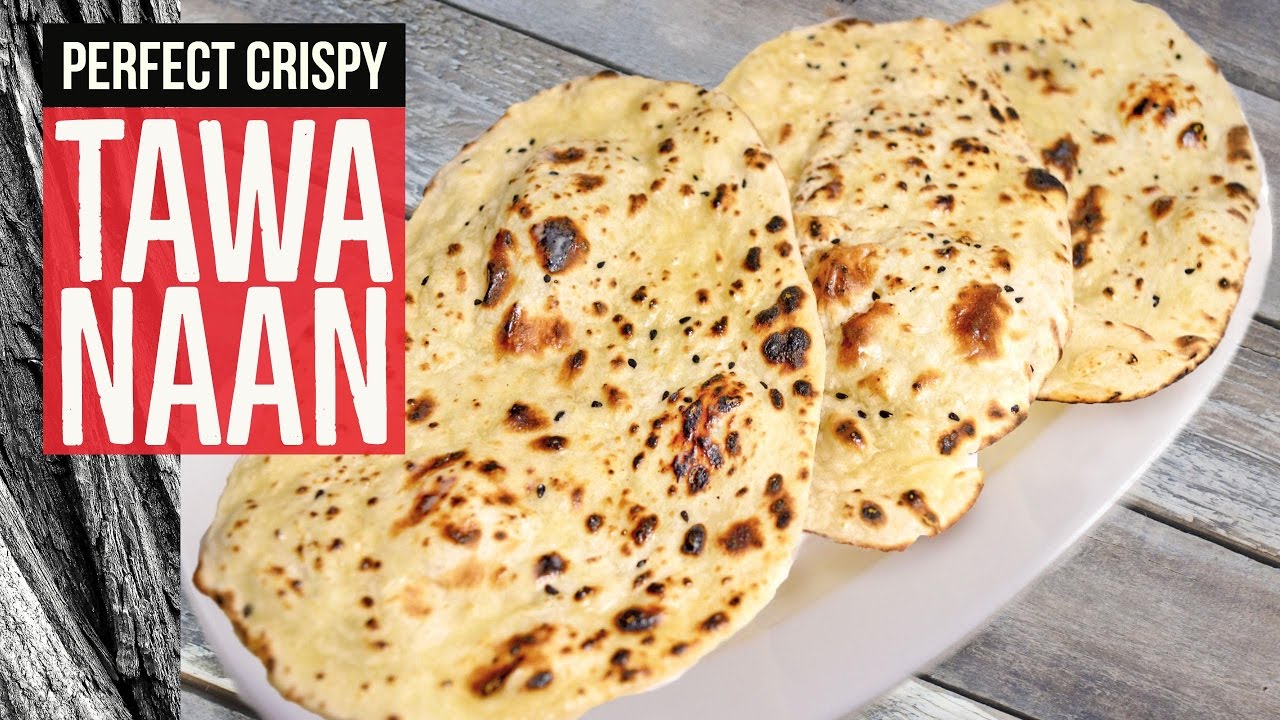 Butter Naan Recipe - How to make Naan without Tandoor - Make Tawa Naan ...