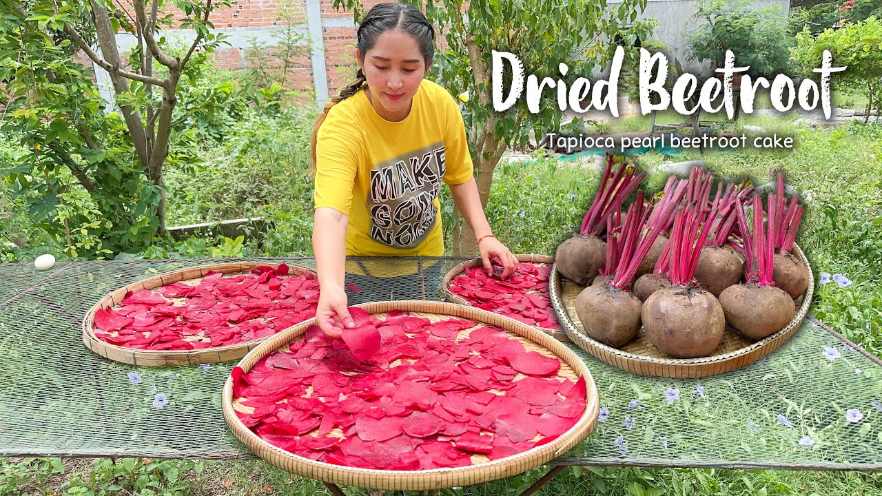 How beetroot is cooked | Mommy Chef Sros make tapioca pearl cake with ...