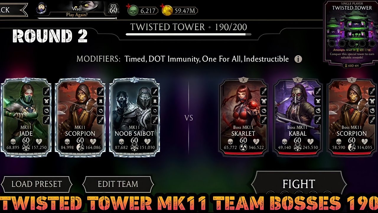 ROUND2] Twisted Normal Tower Bosses 190 Fight + a Chance for Rare Tower ...