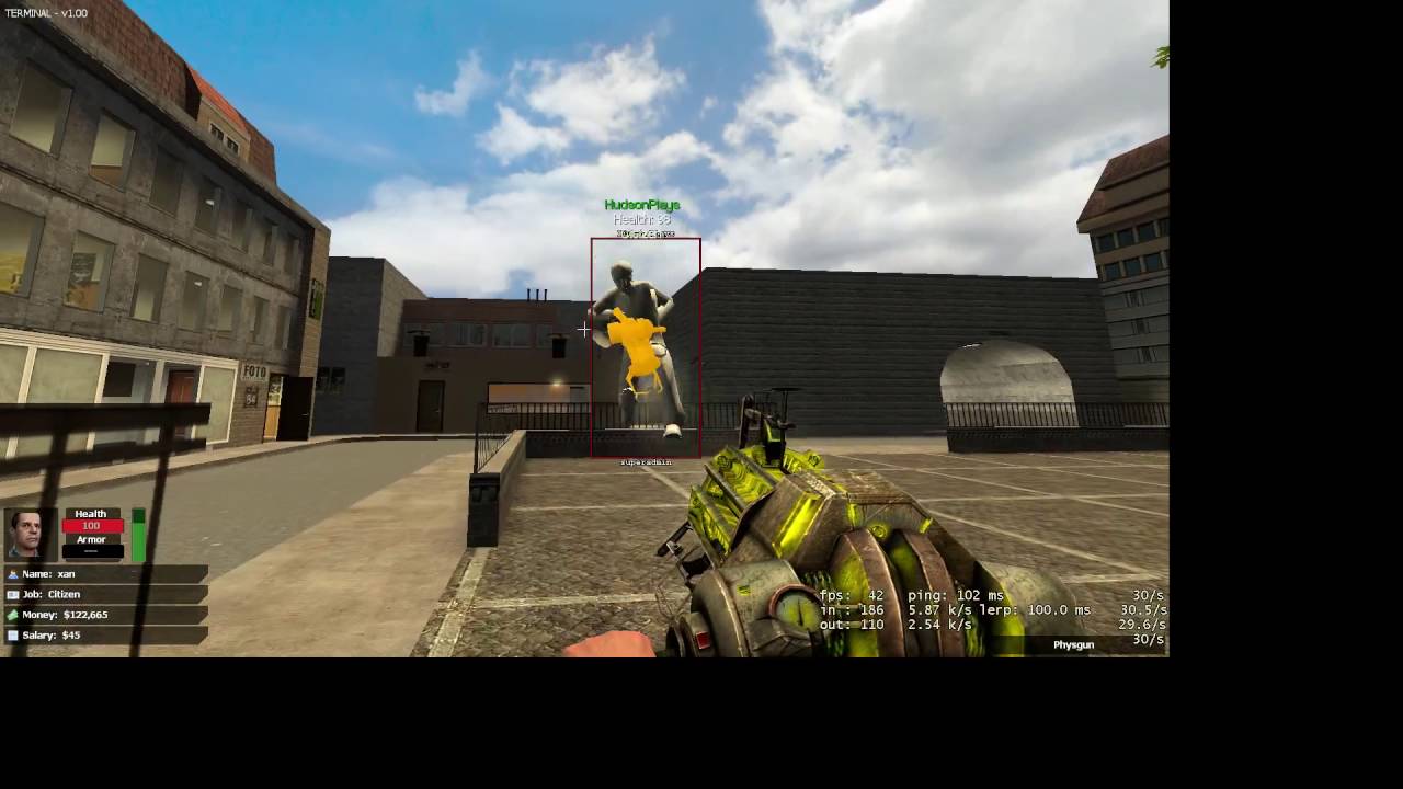 my gmod cheat looking p100 - YouTube