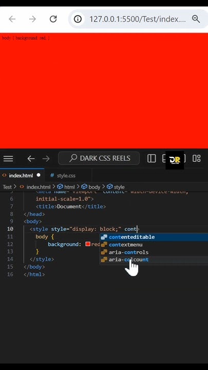️ Write Code On Browser 😎 Css Tips And Tricks Howto Coding Csstips Tipsandtricks Shorts