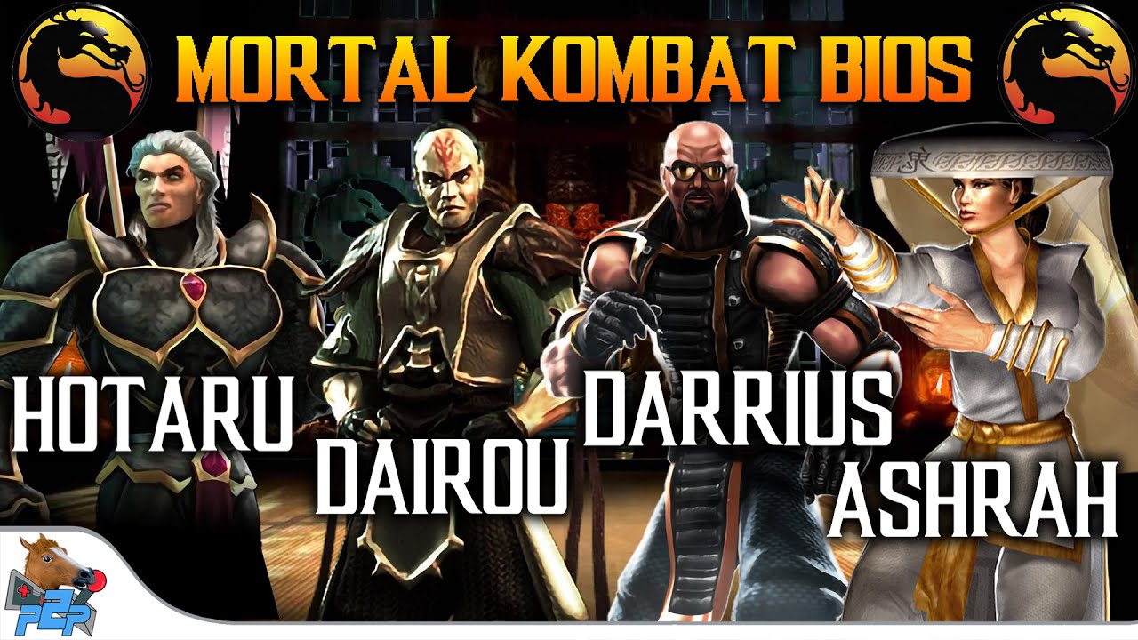Mortal Kombat Bios: Hotaru - Dairou - Darrius - Ashrah - YouTube