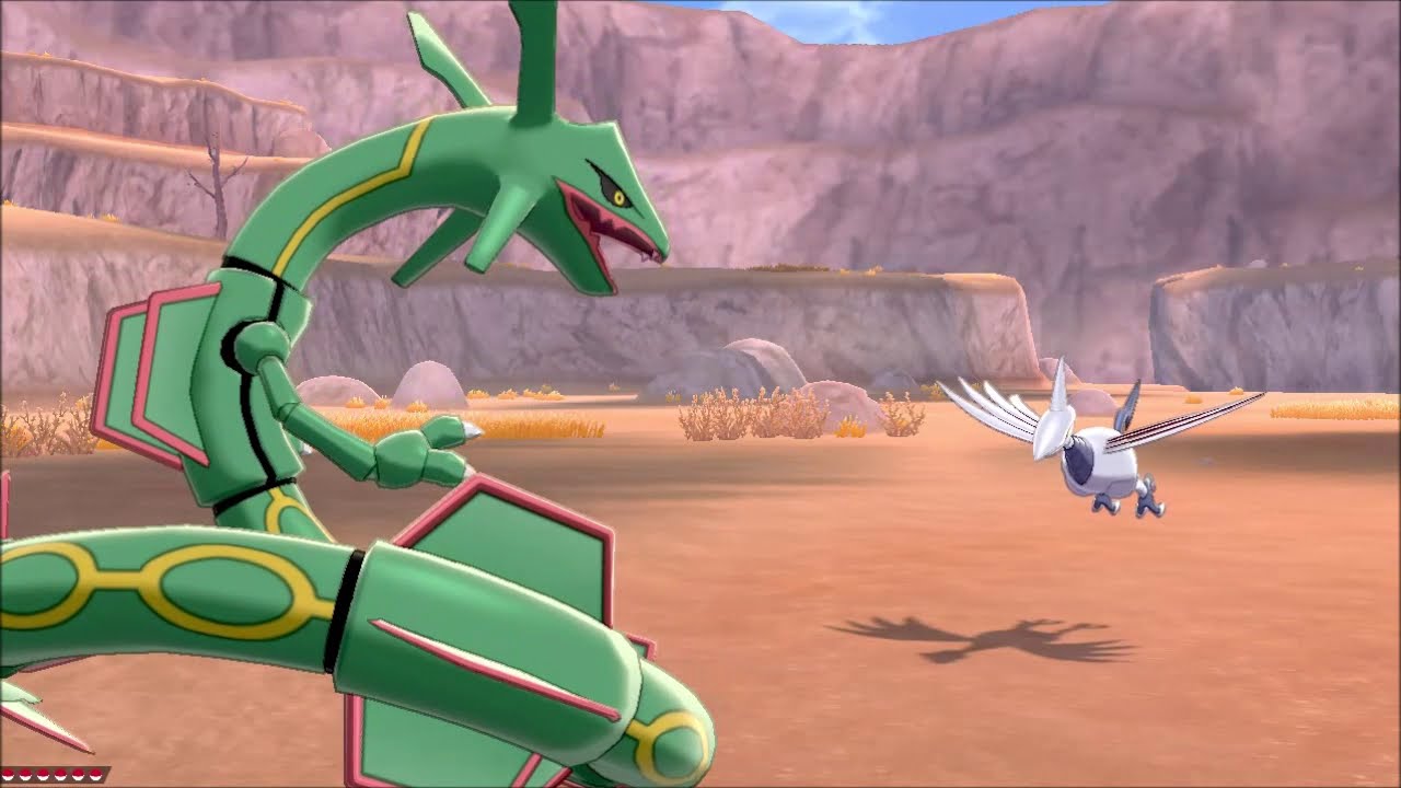 Pokemon Sword and Shield Rayquaza using V Create - YouTube