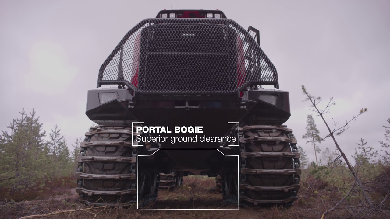 Komatsu 875 forwarder - YouTube