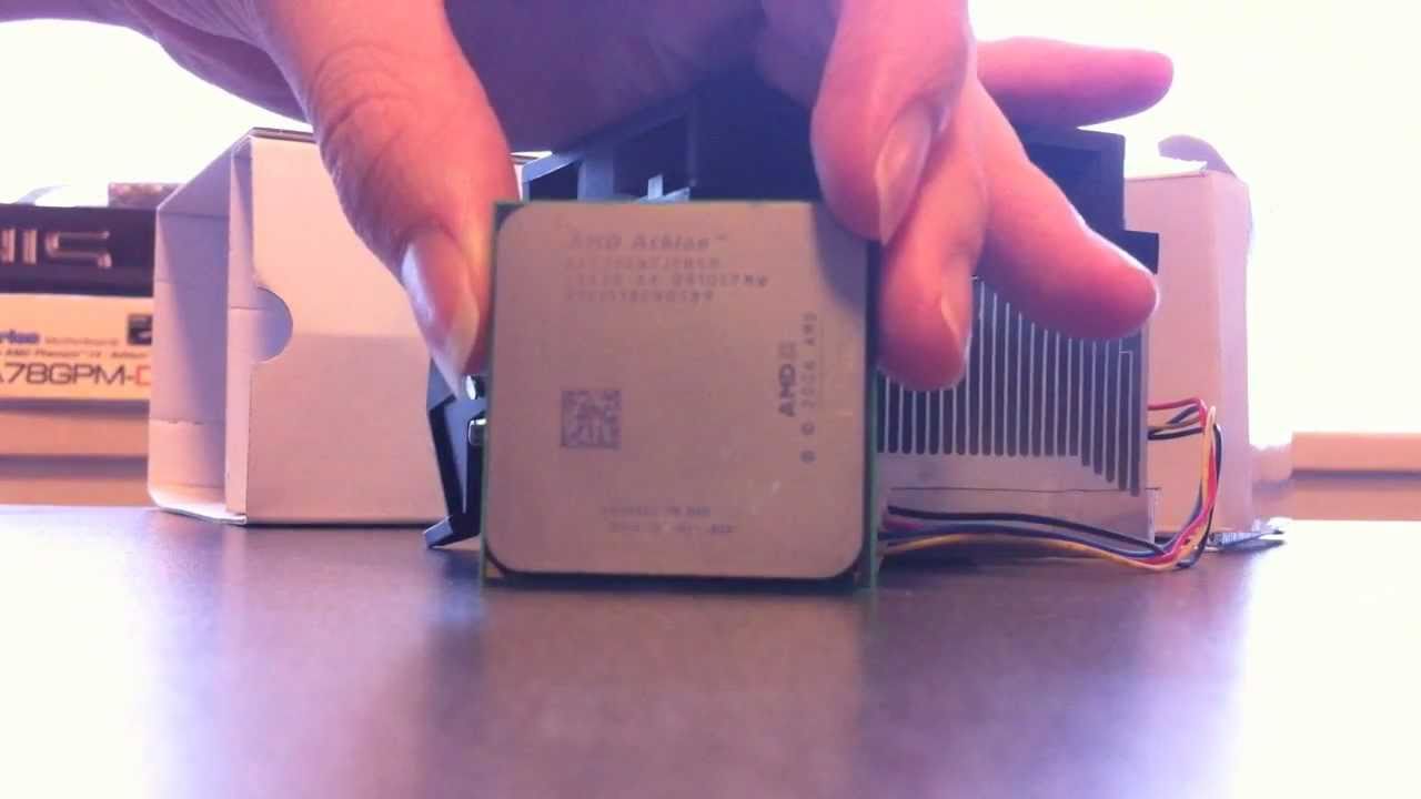 AMD AthlonX2 7750 CPU Unboxing - YouTube