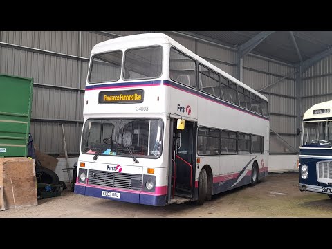 Preserved Volvo Olympian Start up and Revving 34003 K803ORL