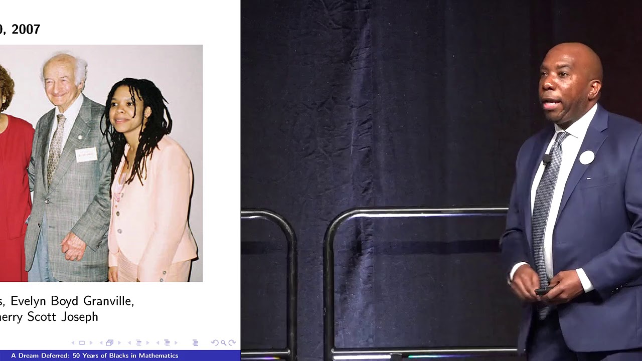 Edray Herber Goins “A Dream Deferred: 50 Years of Blacks in Mathematics ...