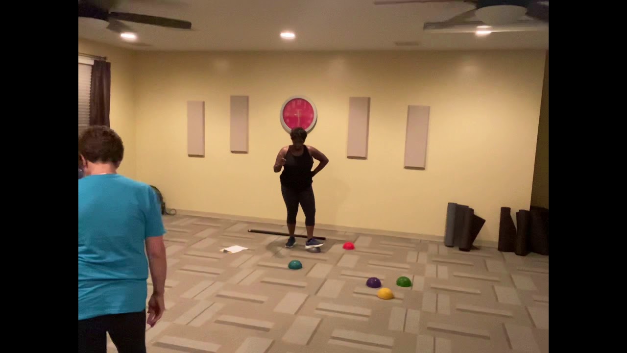 Versa step /Balance training - YouTube