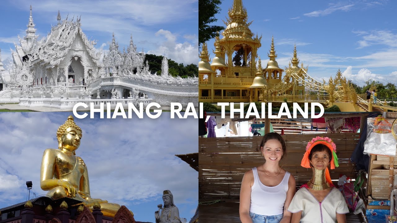 CHIANG RAI DAY TRIP | The White Temple, Karen village & The Golden ...