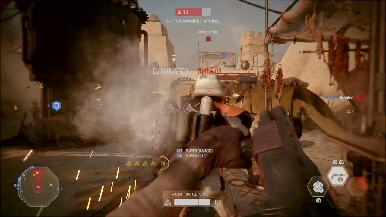 STAR WARS Battlefront II - Not All Miss vanguard shotgun streaks - YouTube