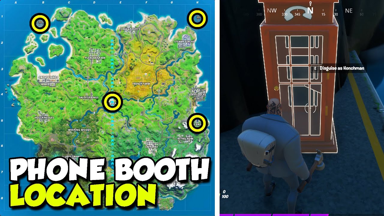 Disguise yourself inside a Phone Booth ☎️ in different matches ...