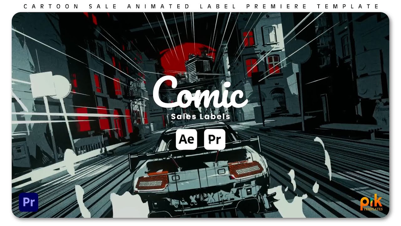 Cartoon Sale Animated Label - Premiere Pro MOGRT Files | Free Download ...