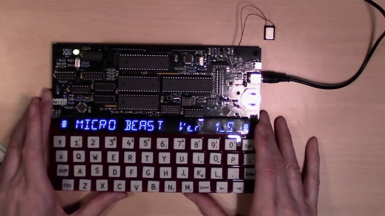 MicroBeast Z80 SBC (Single board computer) kit part 2 - YouTube