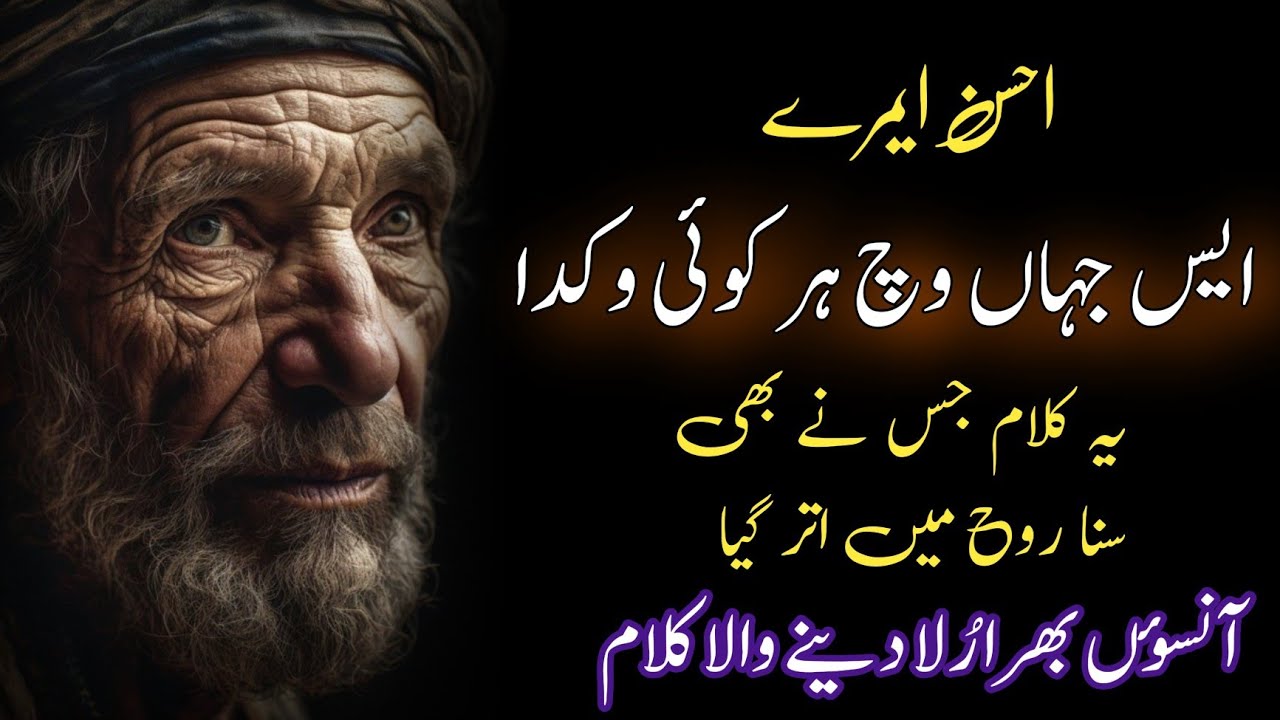 Ais Jahan Vich Har Koi Vikda Punjabi Kalam Ahsan Emre Lahori | Kalam ...