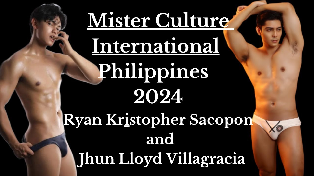Mister Culture International Philippines 2024 Ryan Kristopher Sacopon and Jhun Lloyd Villagracia ...