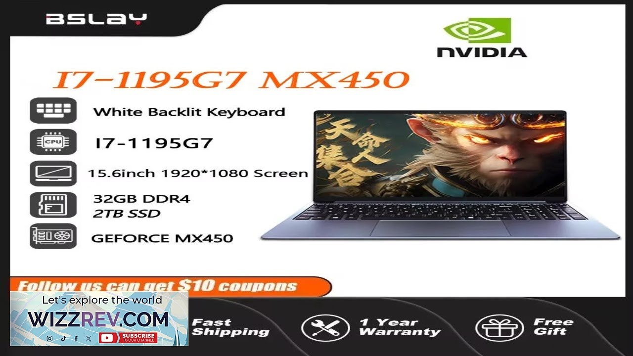NVIDIA MX450 i7 1195g7 DDr4 32G RAM 2TB SSD Laptop 15.6 Inch Review ...