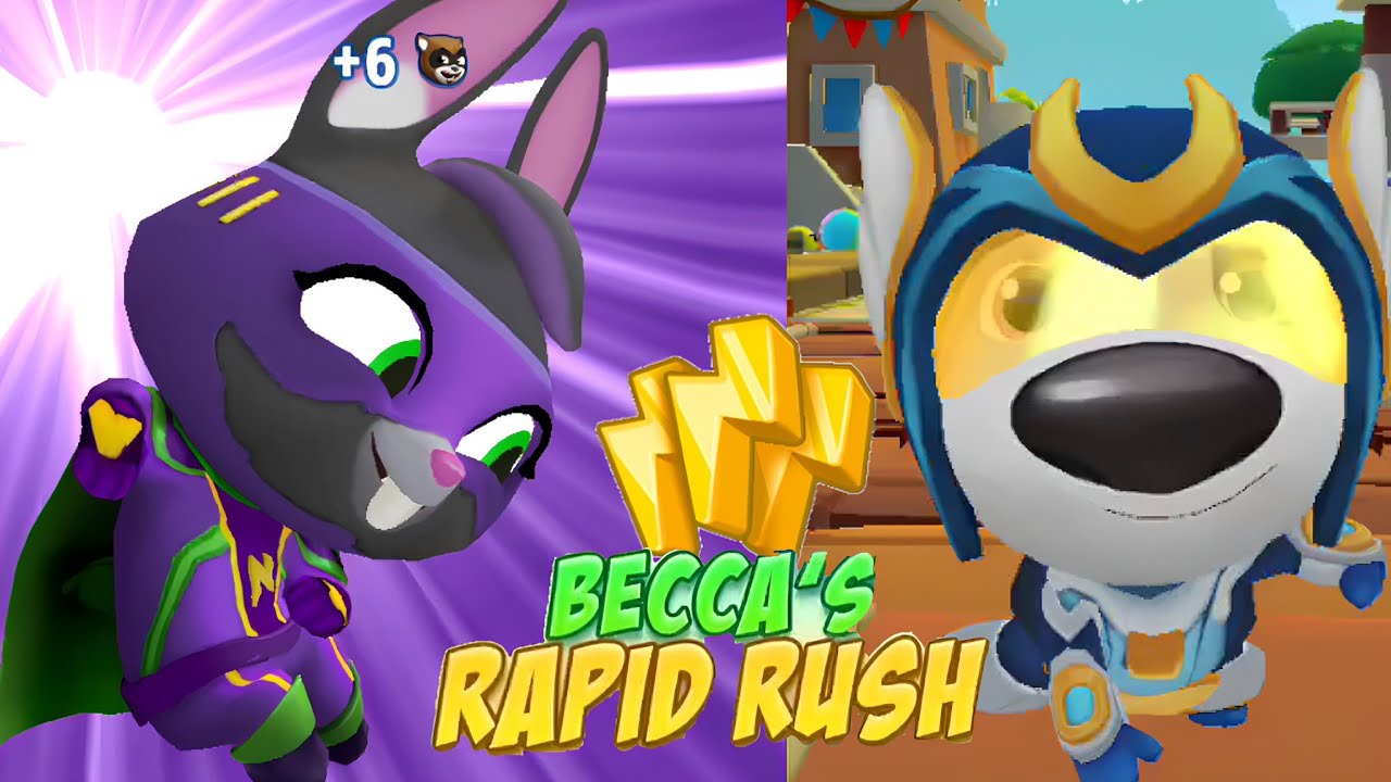 Talking Tom Hero Dash Becca's Rapid Rush event Hurricane Hank & Super ...