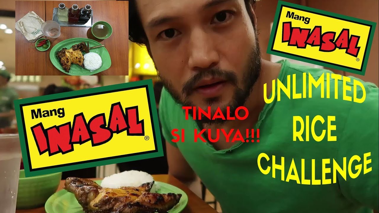 MANG INASAL CHALLENGE! ULTIMATE UNLI RICE CHALLENGE *TINALO SI KUYA AT ...