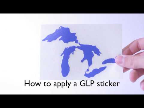 How to apply a GLP sticker - YouTube