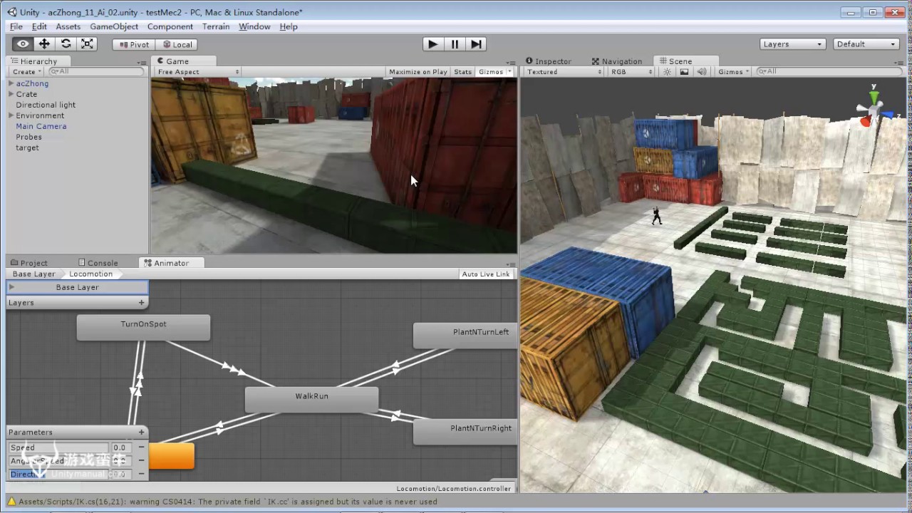 【Unity4.0公开课】16-102 C#自定义动画操作一 - YouTube