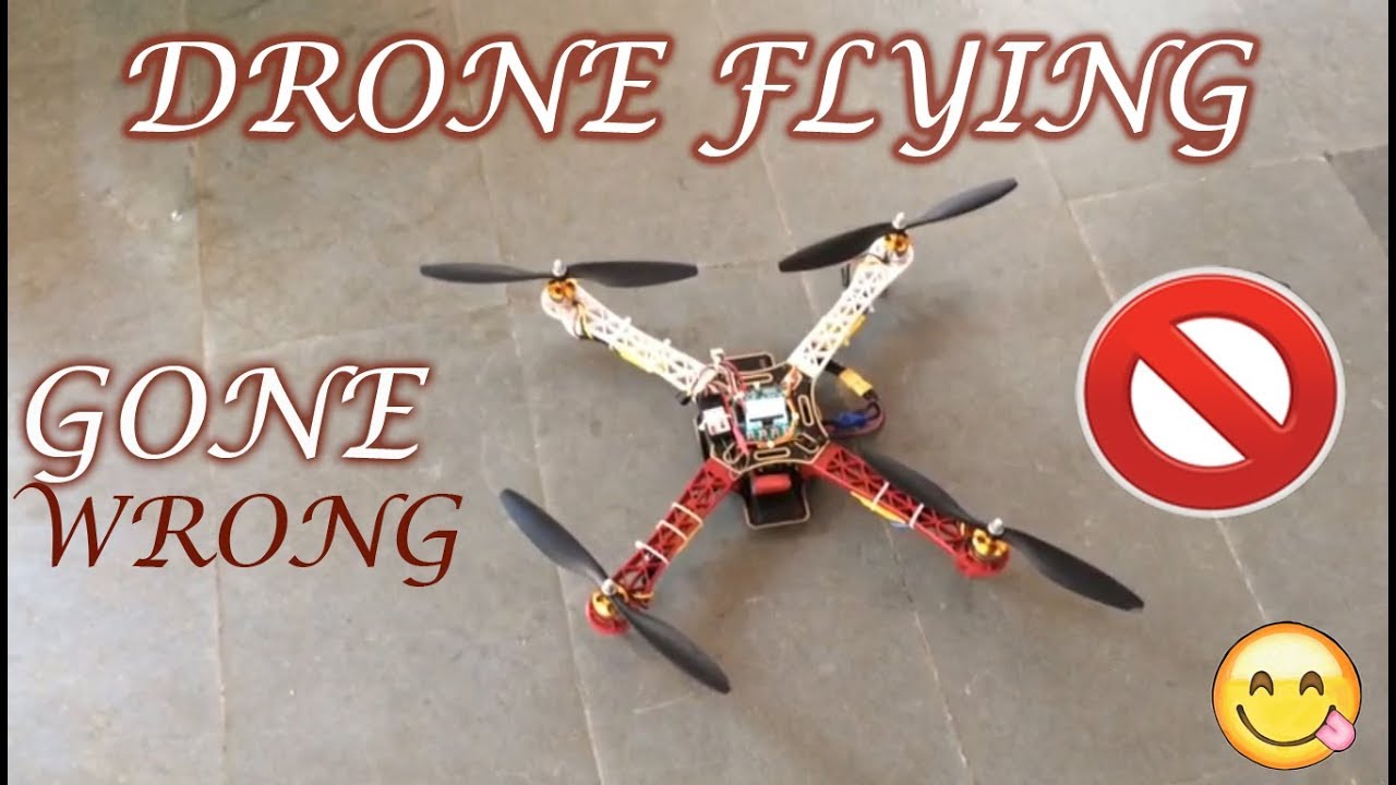 Drone flying gone wrong - YouTube