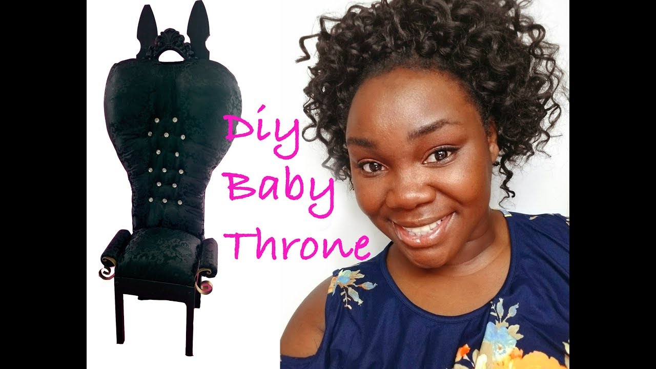 DIY KID THRONE CHAIR - YouTube