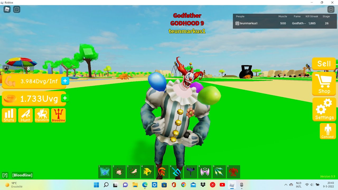 roblox lifting simulator almighty rank - YouTube