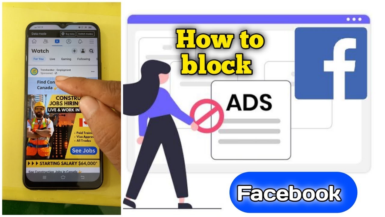Block ads on facebook- How to stop ads on facebook - YouTube