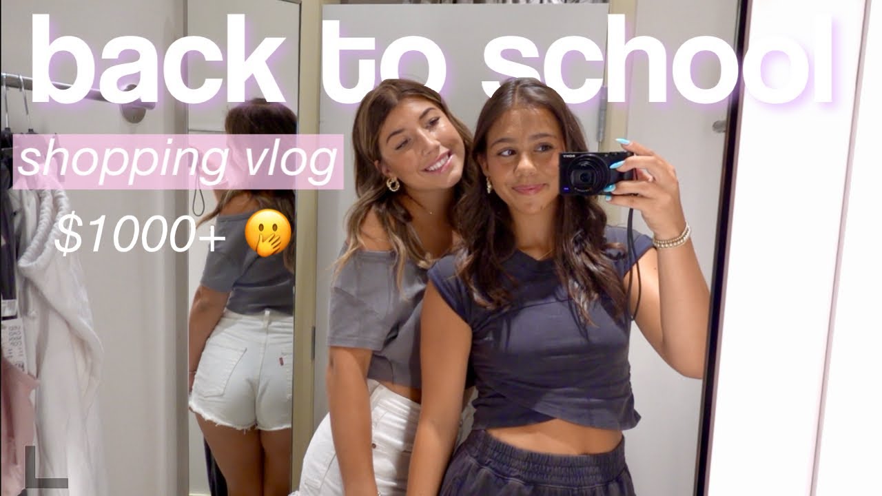 MALL VLOG: shop with me for back to school - YouTube