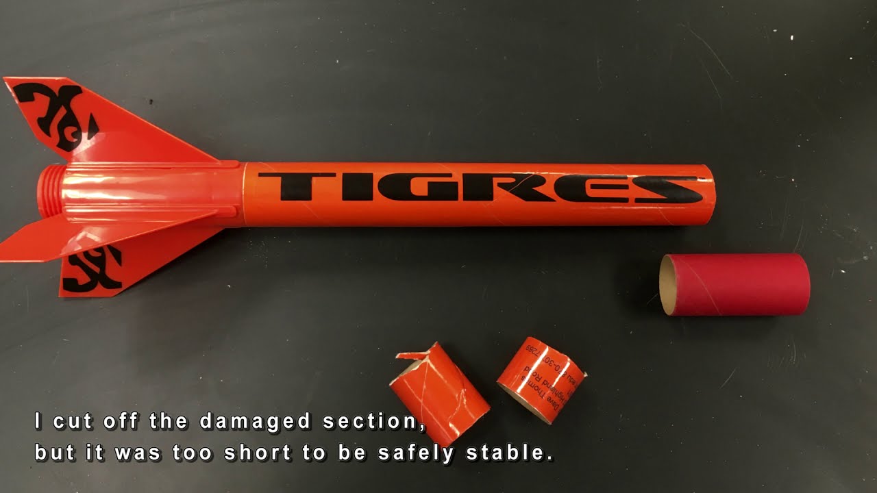 Model Rocket Body Tube Repairs - YouTube
