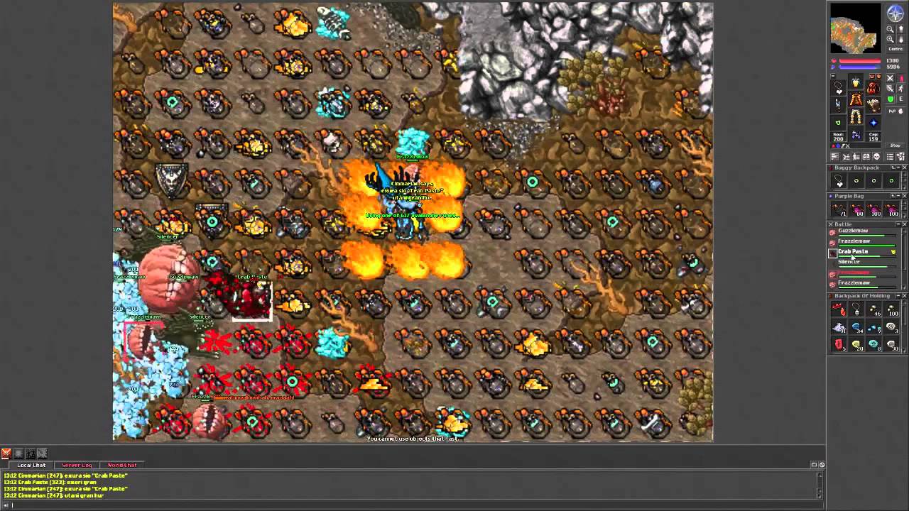 Tibia Gameplay Roshamuul - Team Hunt 2015 - Aurora - YouTube
