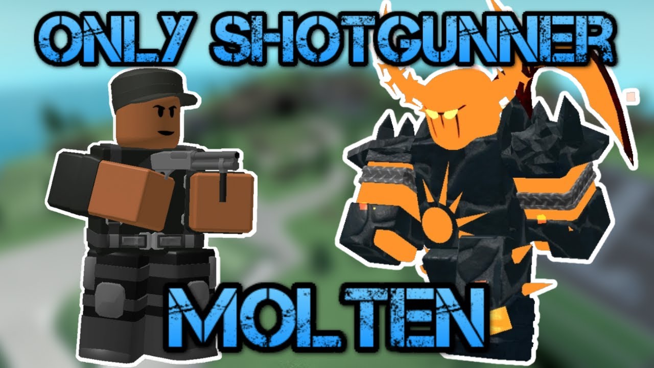 Shotgunner ONLY in Molten Mode | Tower Defense Simulator Roblox - YouTube