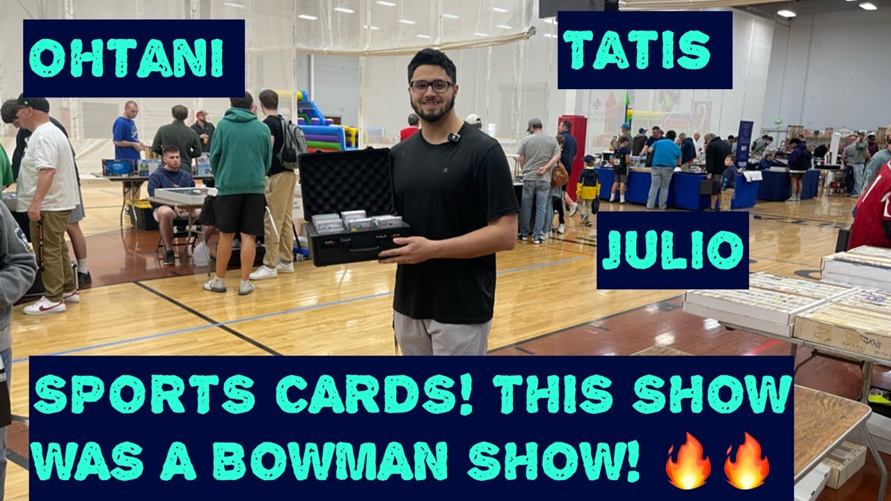 Buying Sports Cards at The Meelypops show! Ohtani, Julio, and Tatis BIG ...