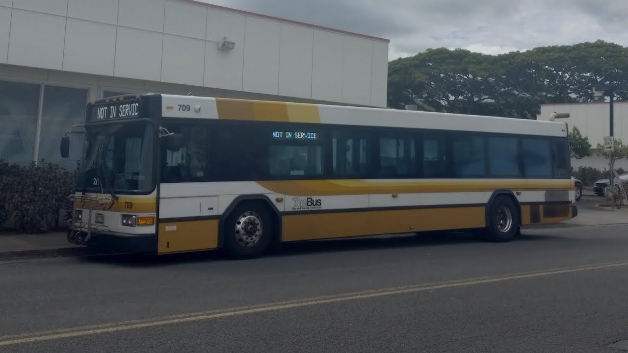 TheBus Honolulu (HI) Route 69 Kaneohe - Windward Mall Bus 709 [2019 ...