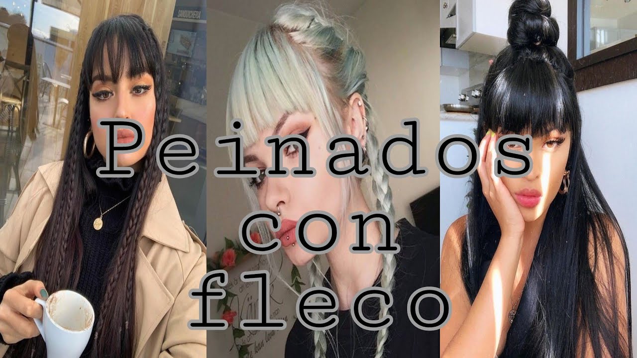 Ideas de Peinados con fleco - YouTube