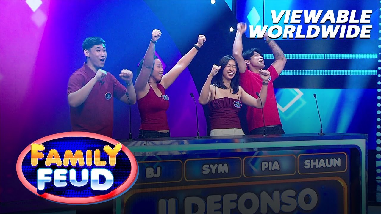 Family Feud: ILDEFONSO FAMILY, NAGPAKITANG GILAS SA JACKPOT ROUND ...