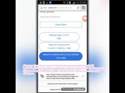 bagimana cara mendownload aplikasi  Nekopoi ? mudah : seperti ini cara nya 100% works !!