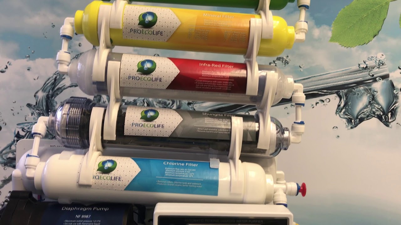 ProEcoLife 9 stage water filtration system for your home! - YouTube