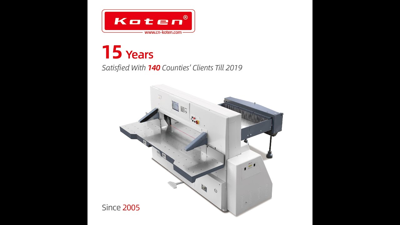 Book Cutting Machine Book Trimmer Machine - YouTube