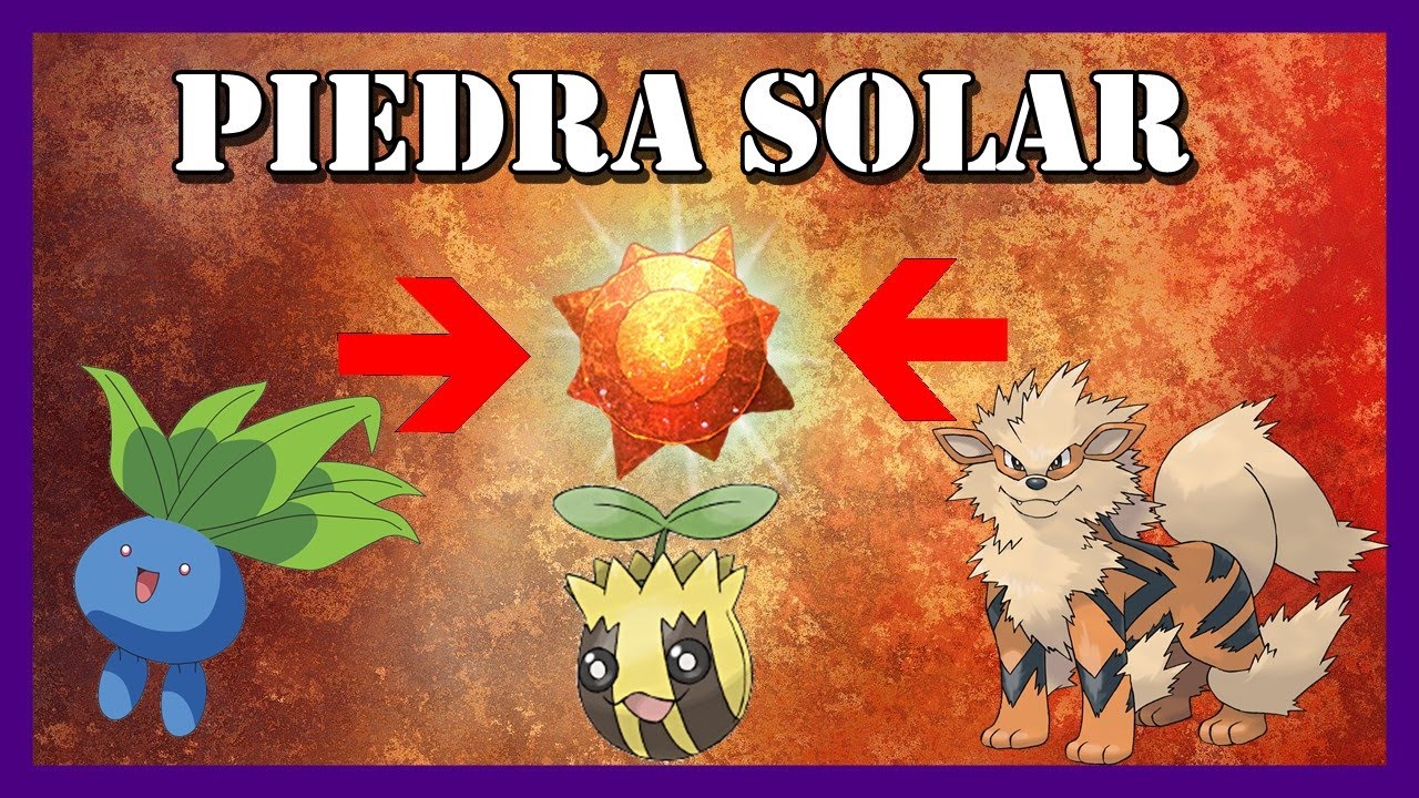 ¿Que Pokemon Evoluciona Con Piedra Solar?[🔰] - YouTube