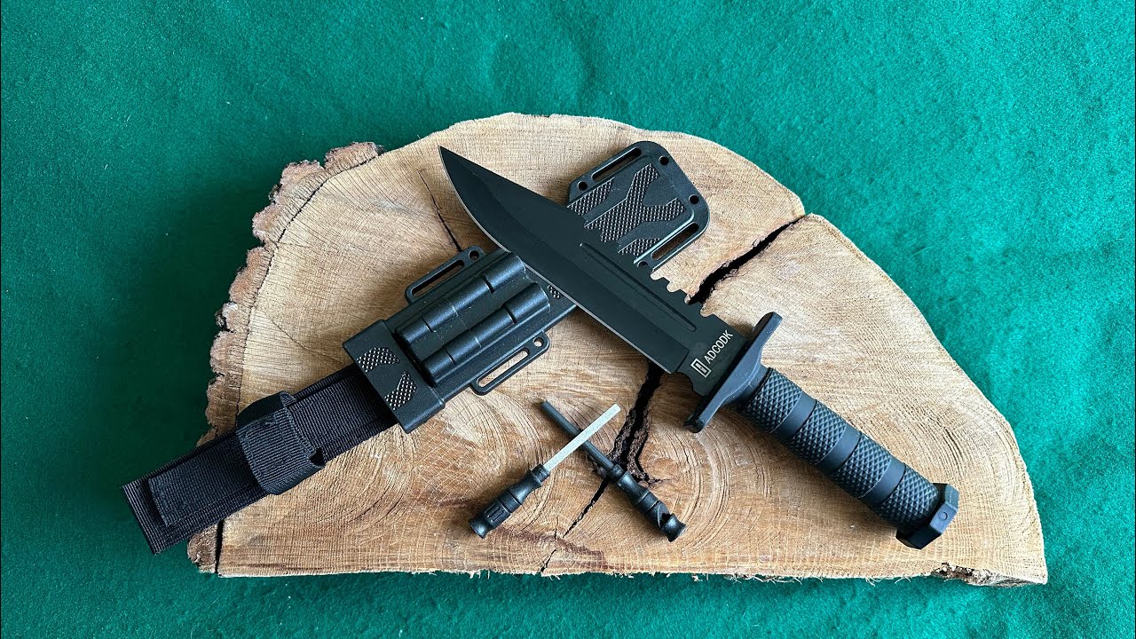 ADCODK: Tactical Bowie Knife - YouTube