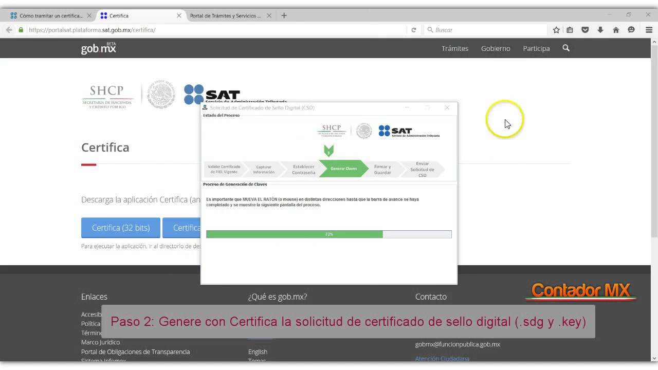 Tramitar Certificado de Sello Digital al SAT - YouTube
