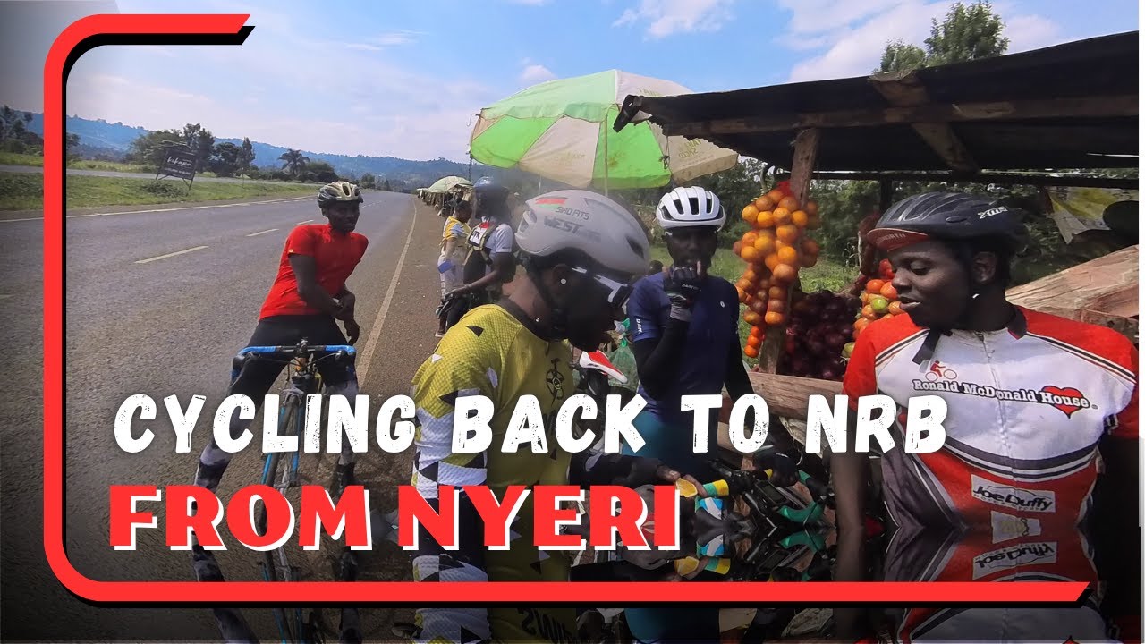 Cycling Back to Nairobi From Nyeri - YouTube