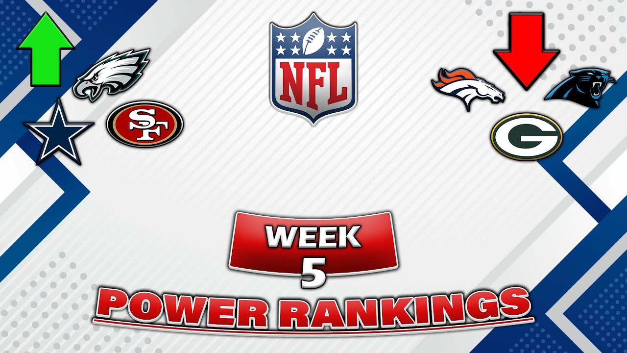 Week 5 NFL Power Rankings! Who Is Actually Good? - YouTube