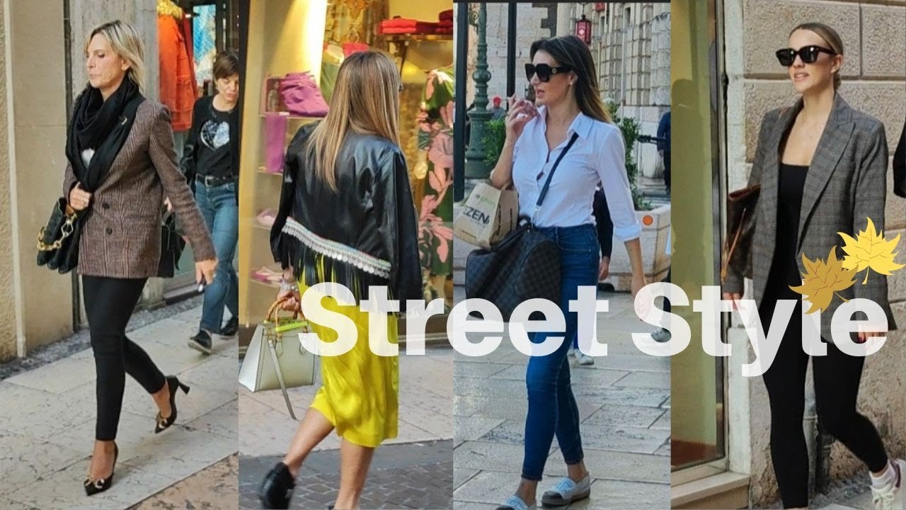 Cute Fall Outfit Ideas 🇮🇹 Autumn Street Style from ITALY #vogue # ...