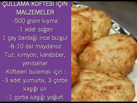 AFYON CULLAMA KOFTE TARIFI