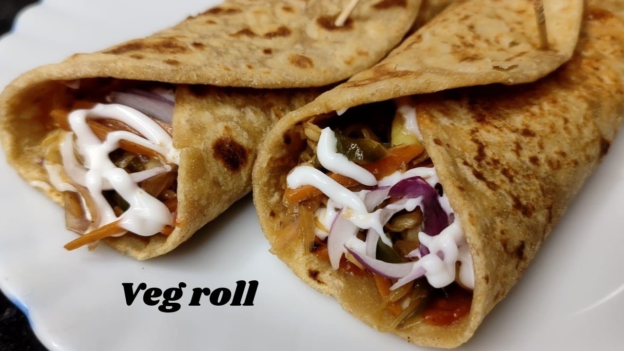 वेज रोल ऐसे बनाएं कि सब तारीफ़ करें l Lunch box special no maida roll ...
